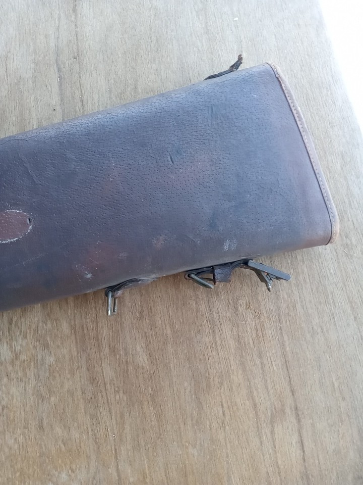 Leather Antique Rifle Scabbard Gun Protection Hunting Firearm Carrying ...