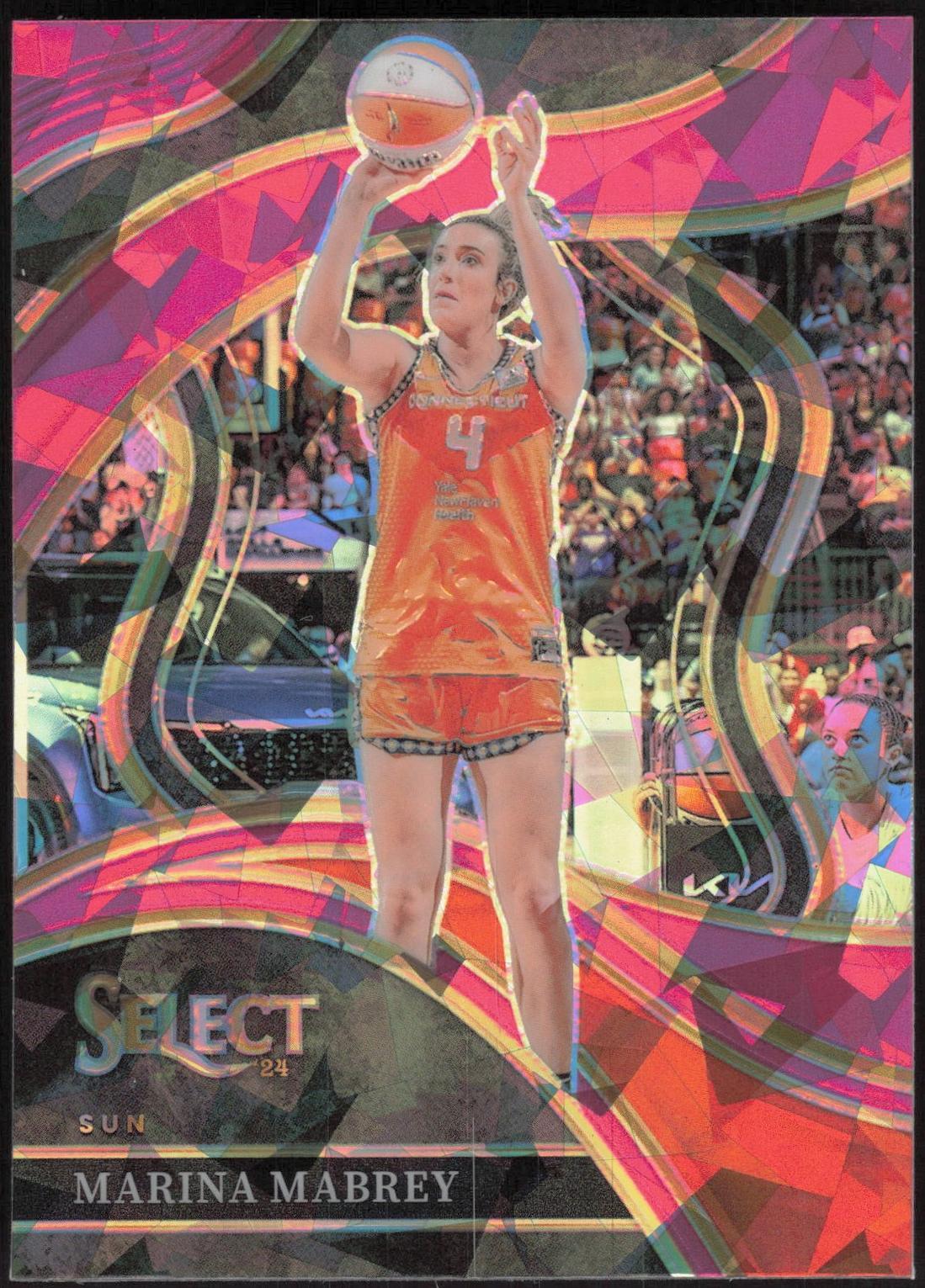 2024 Panini Select WNBA - Courtside Marina Mabrey #229 Pink Ice Prizm ...