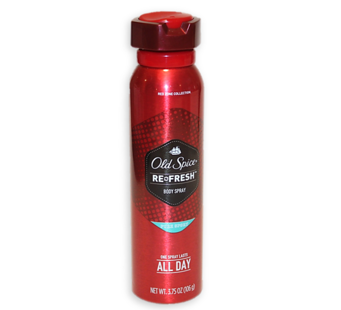 Old Spice Refresh Pure Sport Body Spray 3.75 oz. Red Zone Collection ...