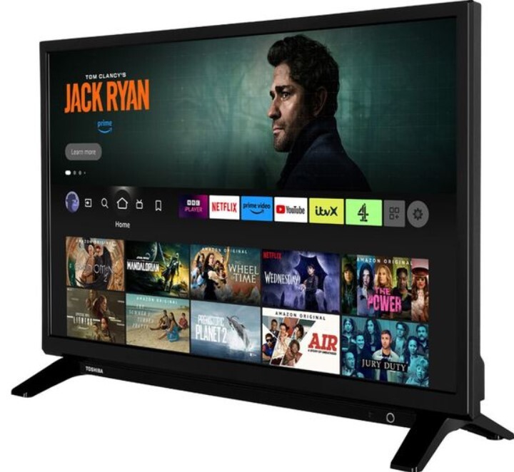 Toshiba SMART 720p Fire TV 24WF2F53DB 24" HDR LED Freeview Play | eBay UK