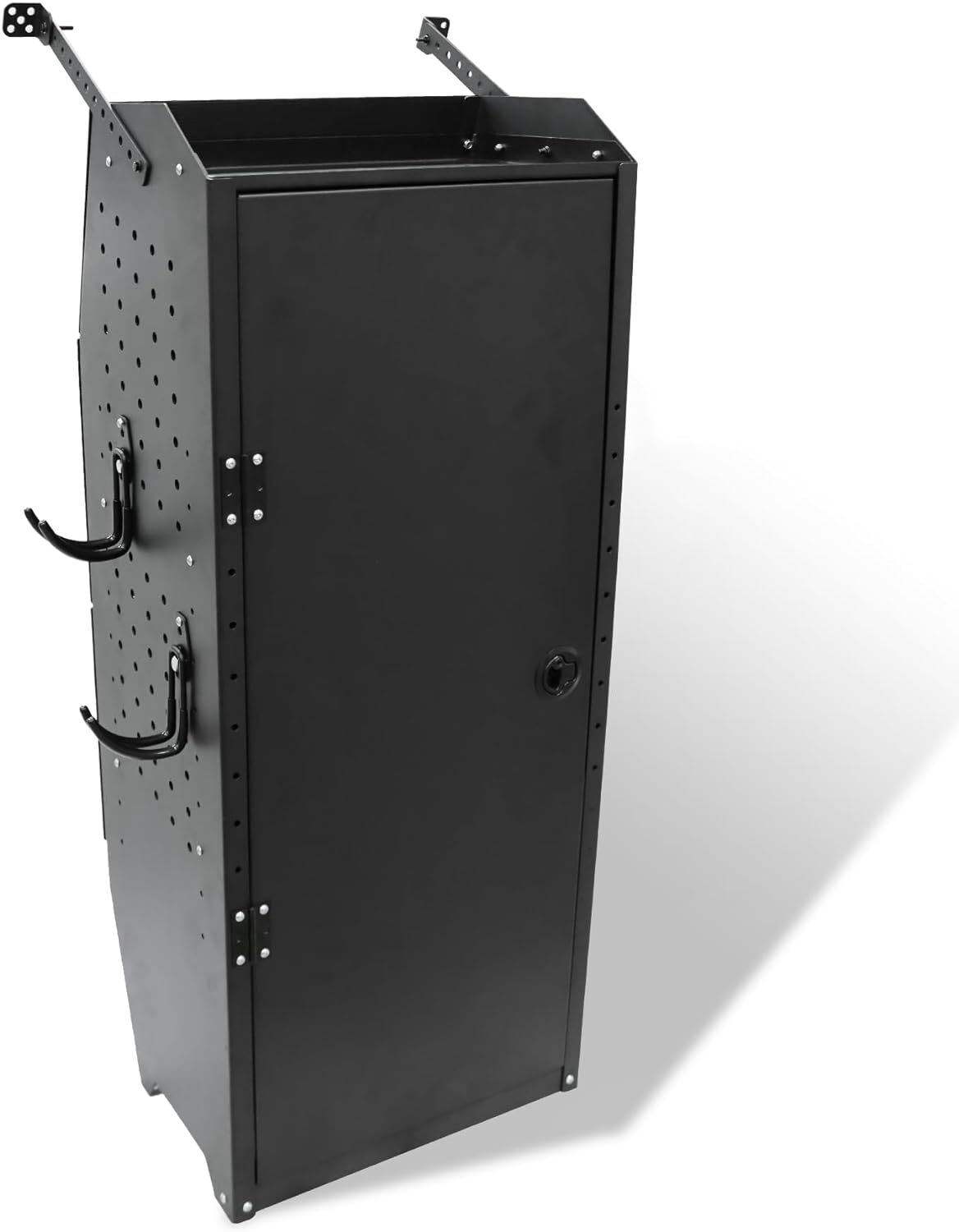 Lockable Van Storage Cabinet 46" Tool Cabinet w/ Ajustable Shelves ...