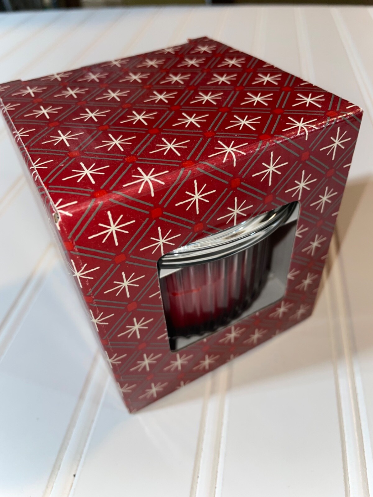 IKEA VINTERFINT Scented Candle In Glass Cinnamon Sugar/red 20 hr Gift ...