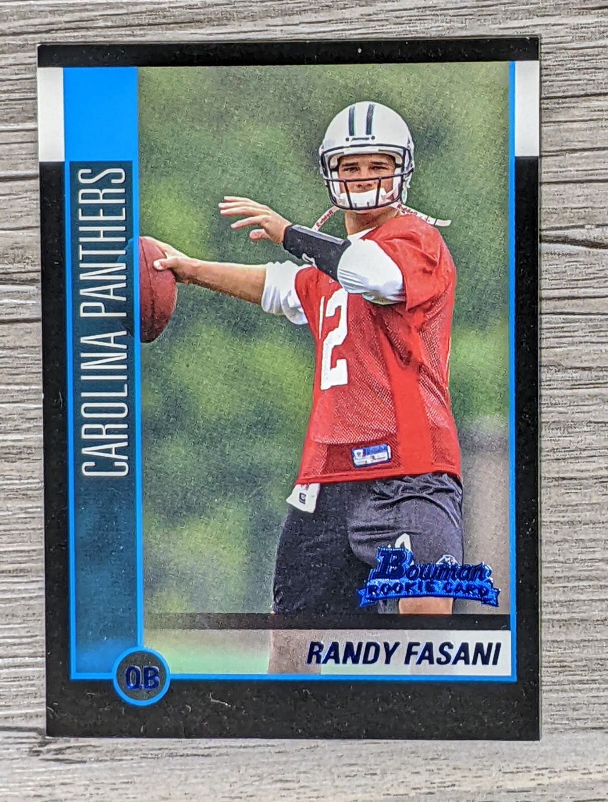 2002 Bowman Football Card #161 Randy Fasani Rookies - Carolina Panthers ...