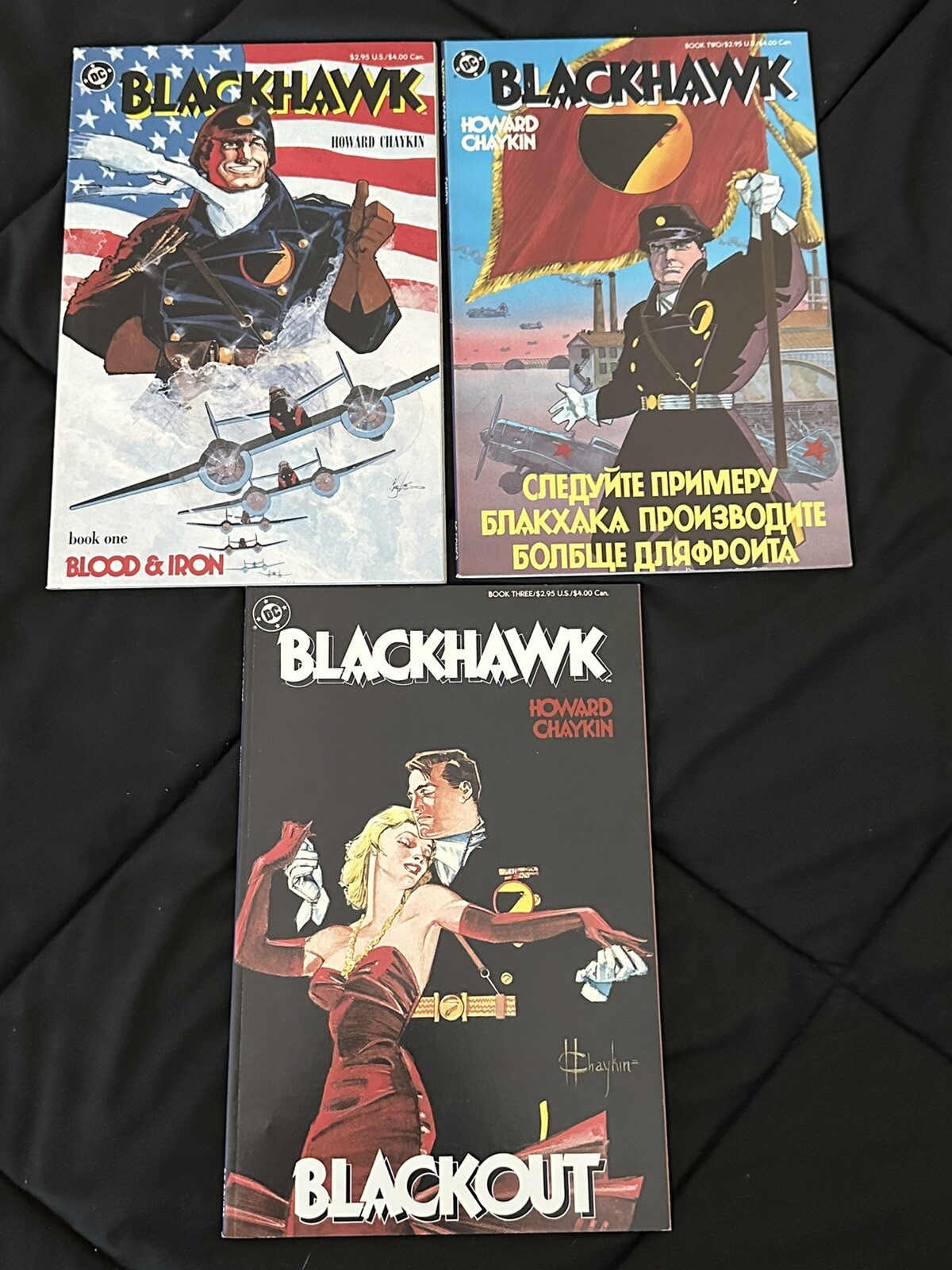 Blackhawk DC Comics Series Howard Chaykin 1 2 3 1988 NM Hi Grade Books ...