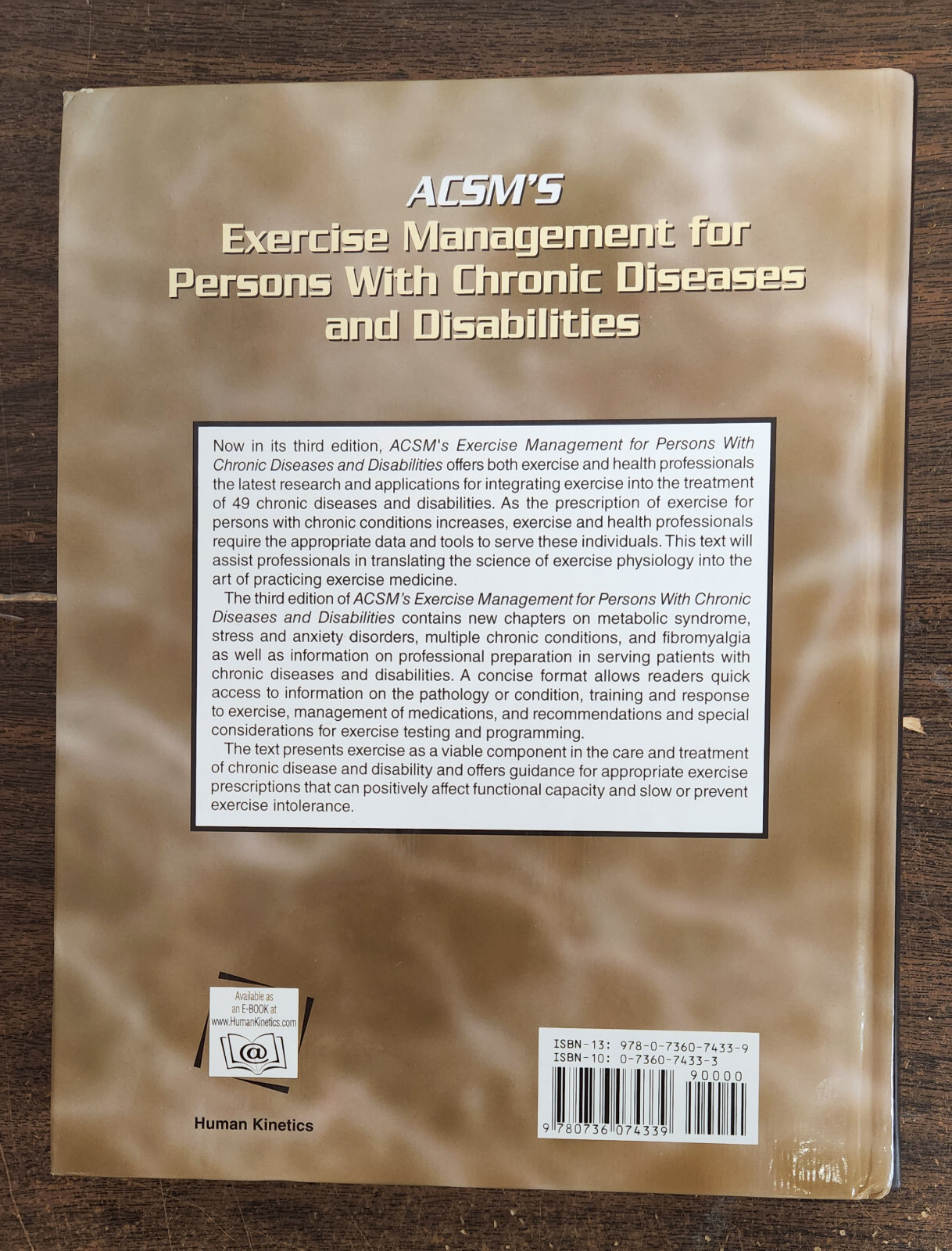 ACSM's Exercise Management for Persons with Chronic Diseases and ...