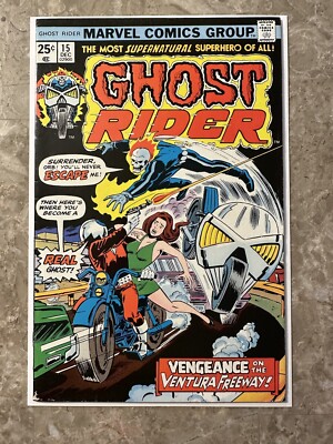 Ghost Rider #15 (1975 Marvel Comics) - VF- | eBay