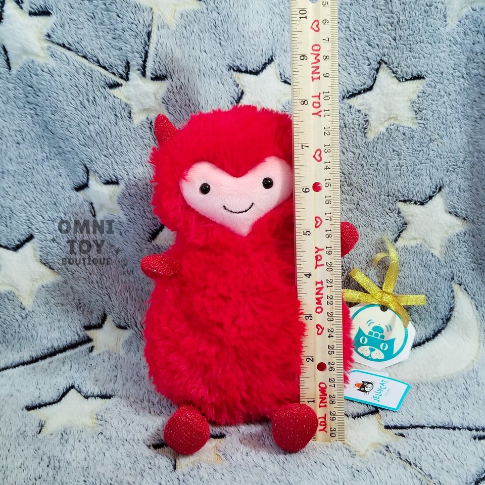 Jellycat Hugg McSnugg NWT Plush Toy Red Heart Love Romantic Valentines ...