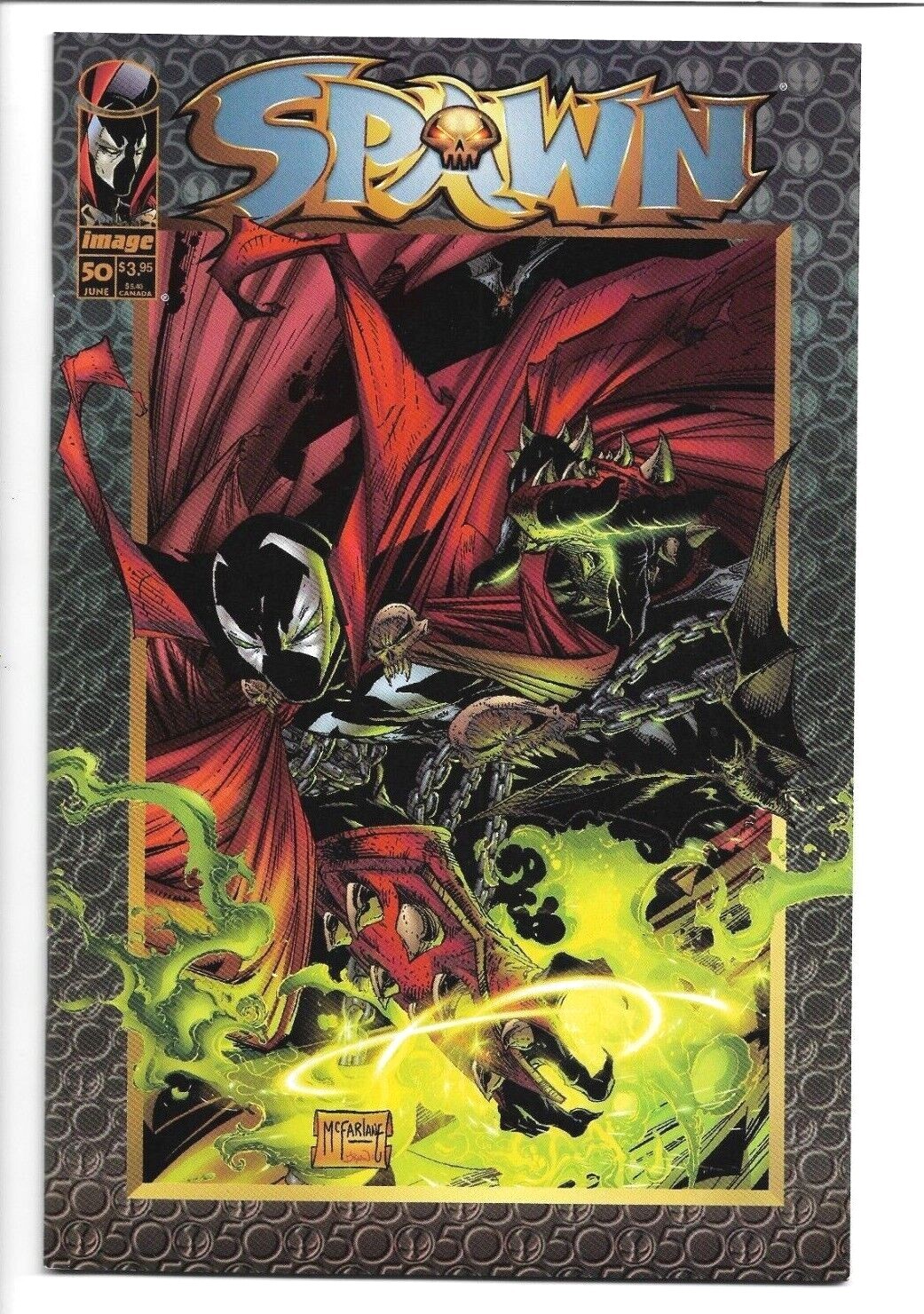 SPAWN #50 Todd McFarlane, Greg Capulo 1996, 42 pages Image, 9.2 NM- | eBay