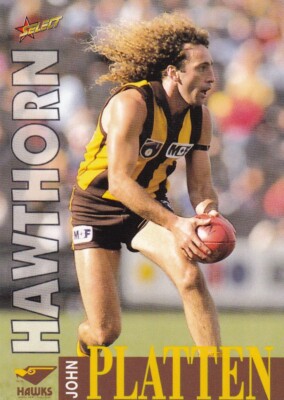 AFL 1996 Select Hawthorn Hawks - John Platten Card No.189 | eBay