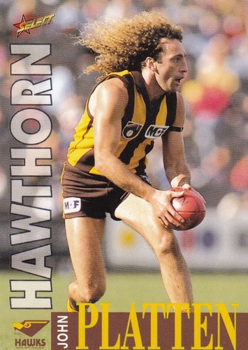 AFL 1996 Select Hawthorn Hawks - John Platten Card No.189 | eBay