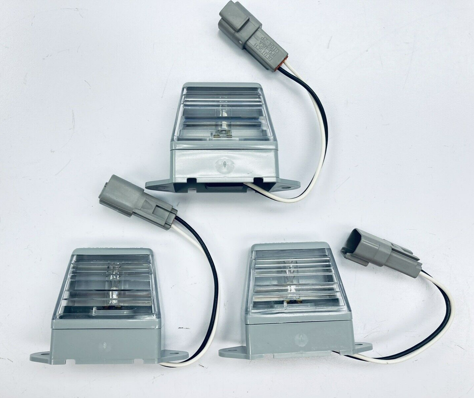 LOT OF 3 PETERSON MFG M439 SEALED LICENSE PLATE LIGHT / UTILITY LIGHT ...