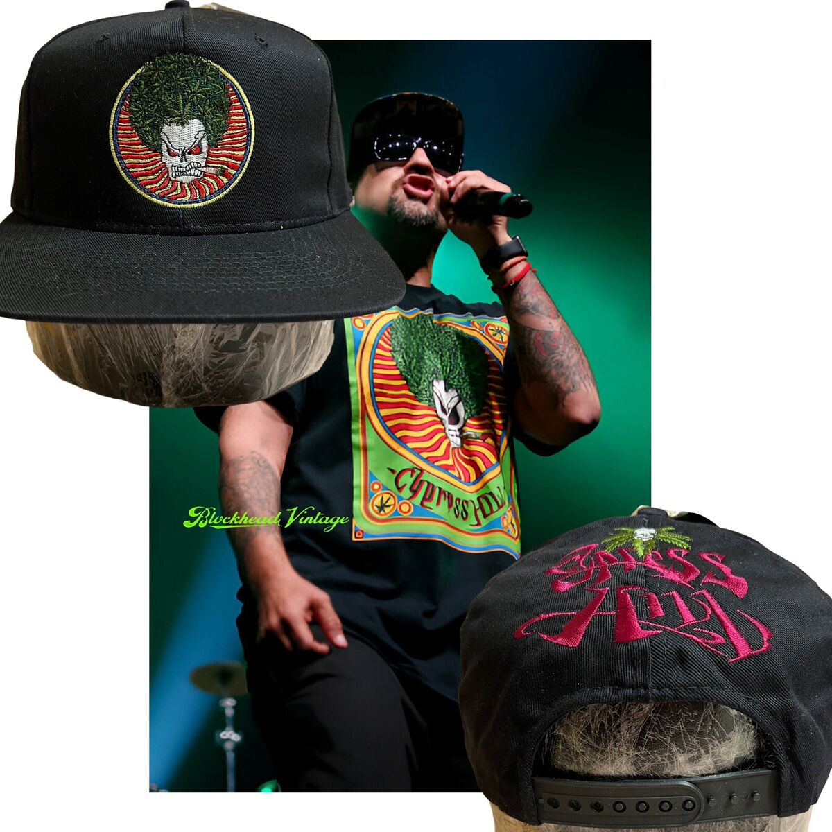 Cypress Hill Promo Snapback Hat Vintage Hip Hop Rap Music Cypress Hill Promo Snapback Hat Vintage Hip Hop Rap Music