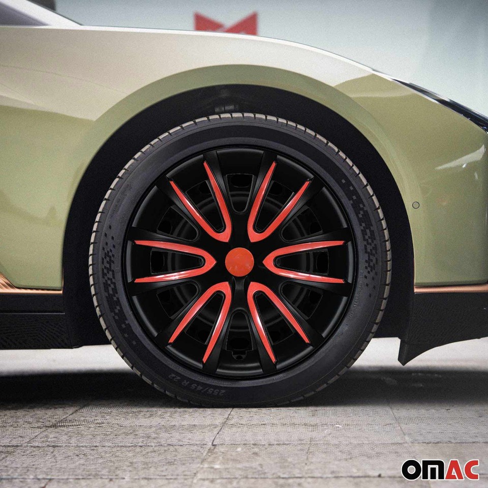 15" Wheel Covers Hubcaps for Ford Ranger Black Matt Red Matte | eBay
