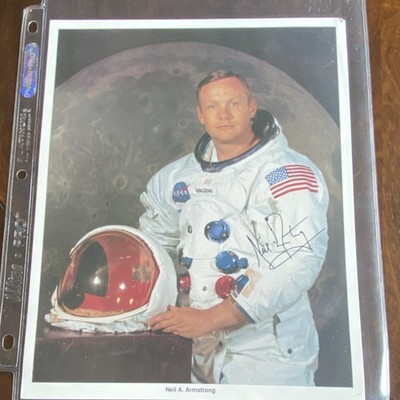 Neil Armstrong Signed NASA Apollo 11 Astronaut Photo | eBay