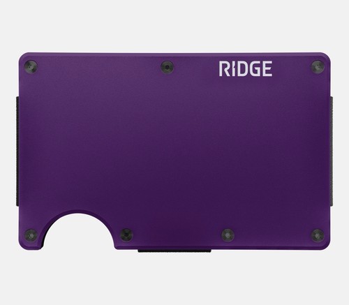 Ridge Wallet Alaska Twilight + Cash Strap + RFID Blocking $90 MSRP LIFE ...