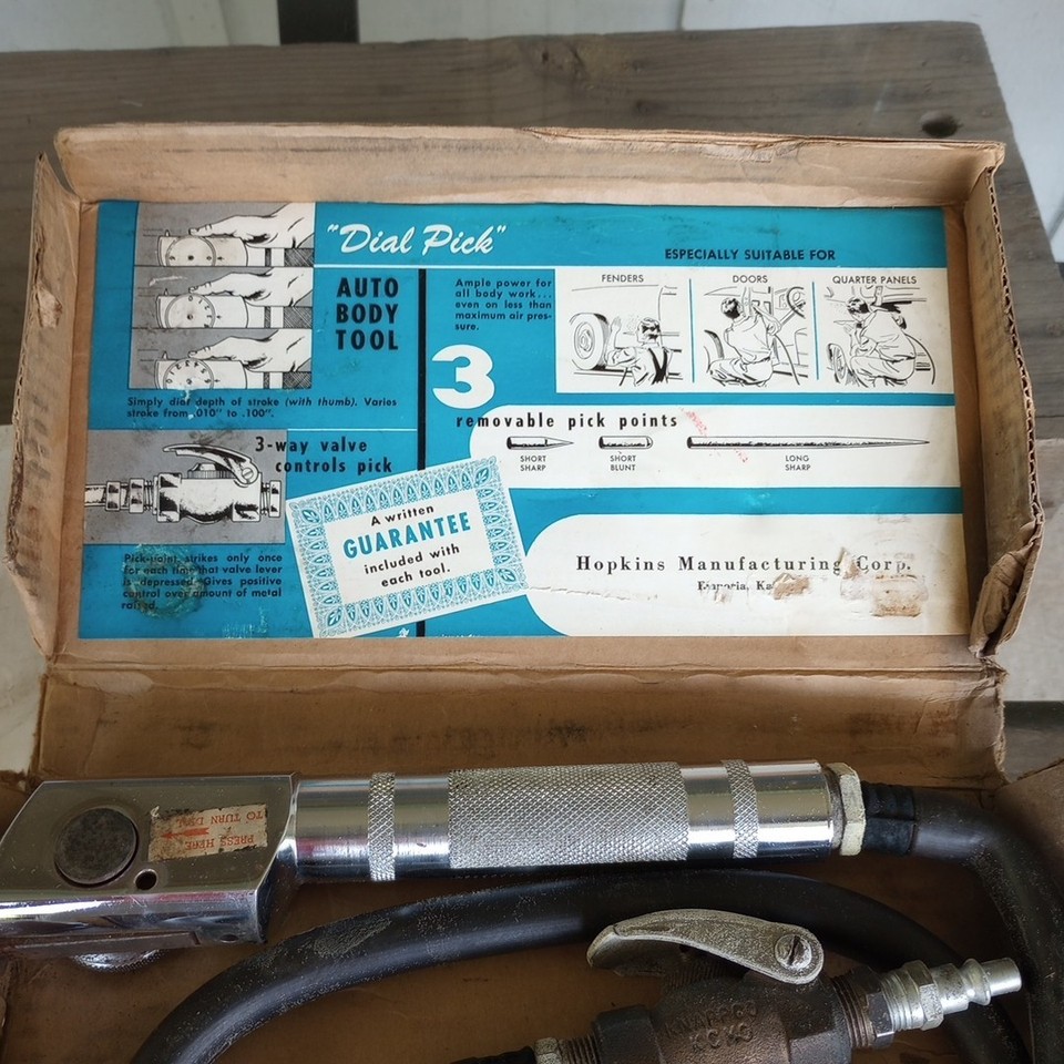 Hoppy Dial Pick Auto Body Tool W/Removable Pick Points vintage Used ...