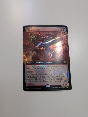 MTG - Blaster Hulk (Extended Art Ripple Foil)- Commander: Modern ...