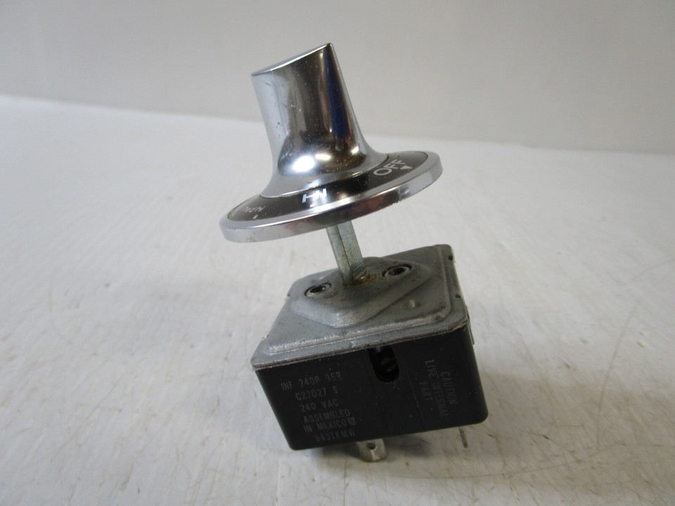 Amana Range Infinite Switch w/ Black Knob **NEW** R0199298 969757-00 ...