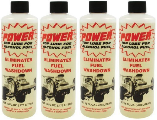 4 Pack - UNSCENTED Power Plus Lubricants Fuel Additive Alcohol Top Lube ...