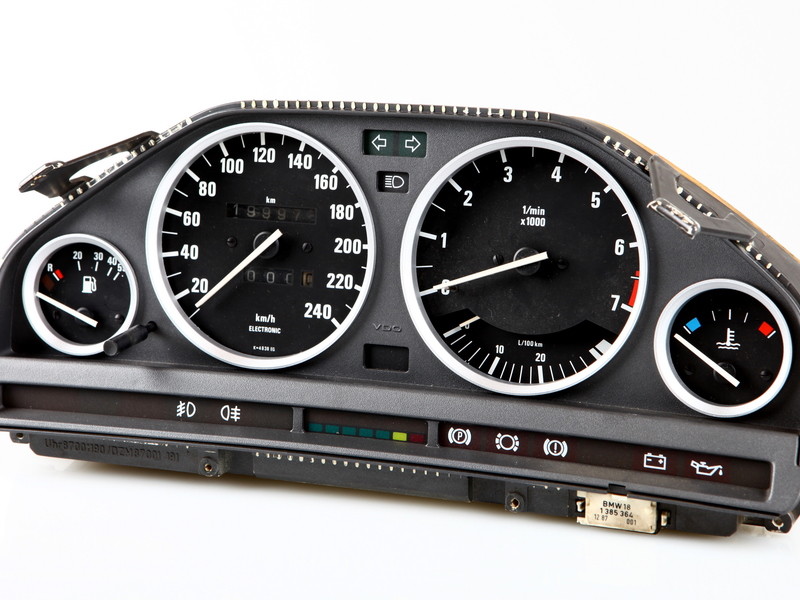 For BMW E30 SILVER Cluster Dashboard Dial Gauge Rings M3 EVO | eBay