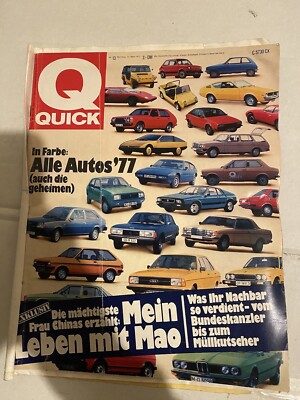 Quick Zeitschrift 13/1977, Quick Magazin Alle Autos 1977 | eBay.de