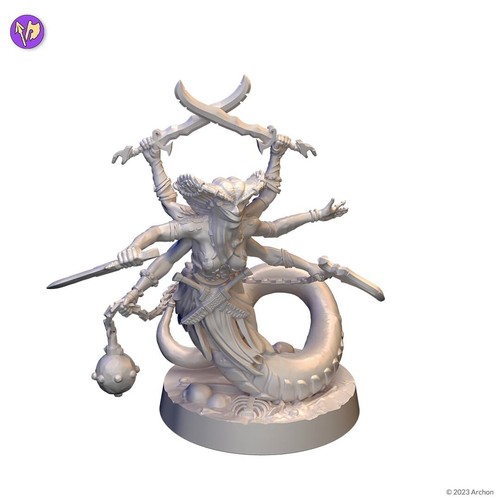 LAMIA ASAKIR MINIATURE /WORLD OF DEUSLAIR/ DUNGEONS & LASERS G858 | eBay