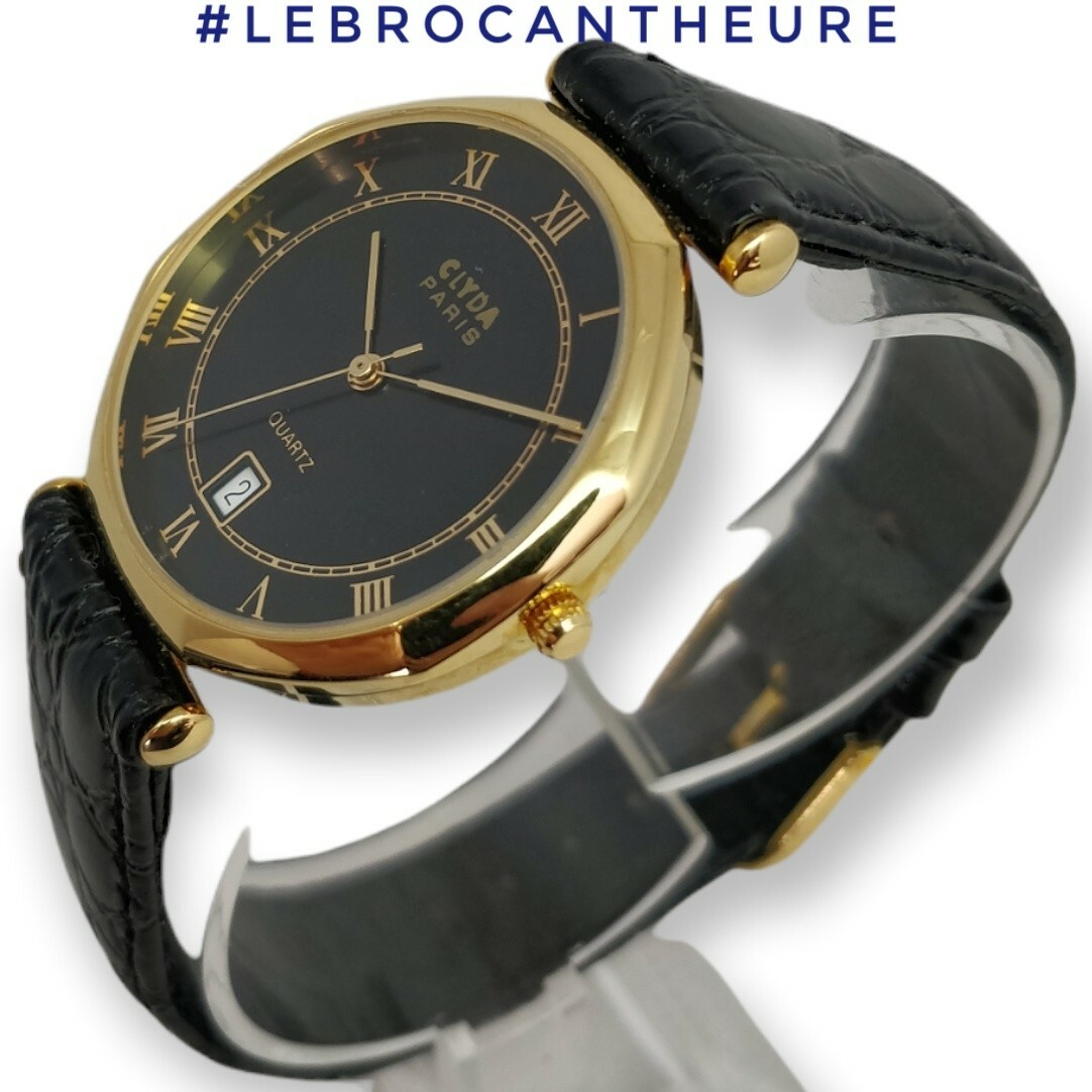 Clyda Paris NOS Cuarzo France ébauche 1990 Lebrocantheure Reloj Vintage ...