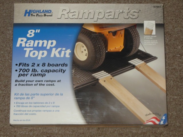 Highland Ramparts 07005 Ramp Top Kit for 2x8 or 2x10 Boards 700 LB Cap ...