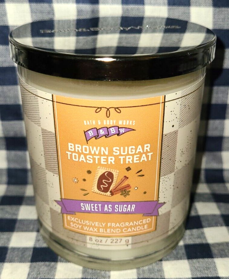 ALL NEW Brown Sugar Toaster Treat Single Wick Candle 8 oz Bath & Body ...