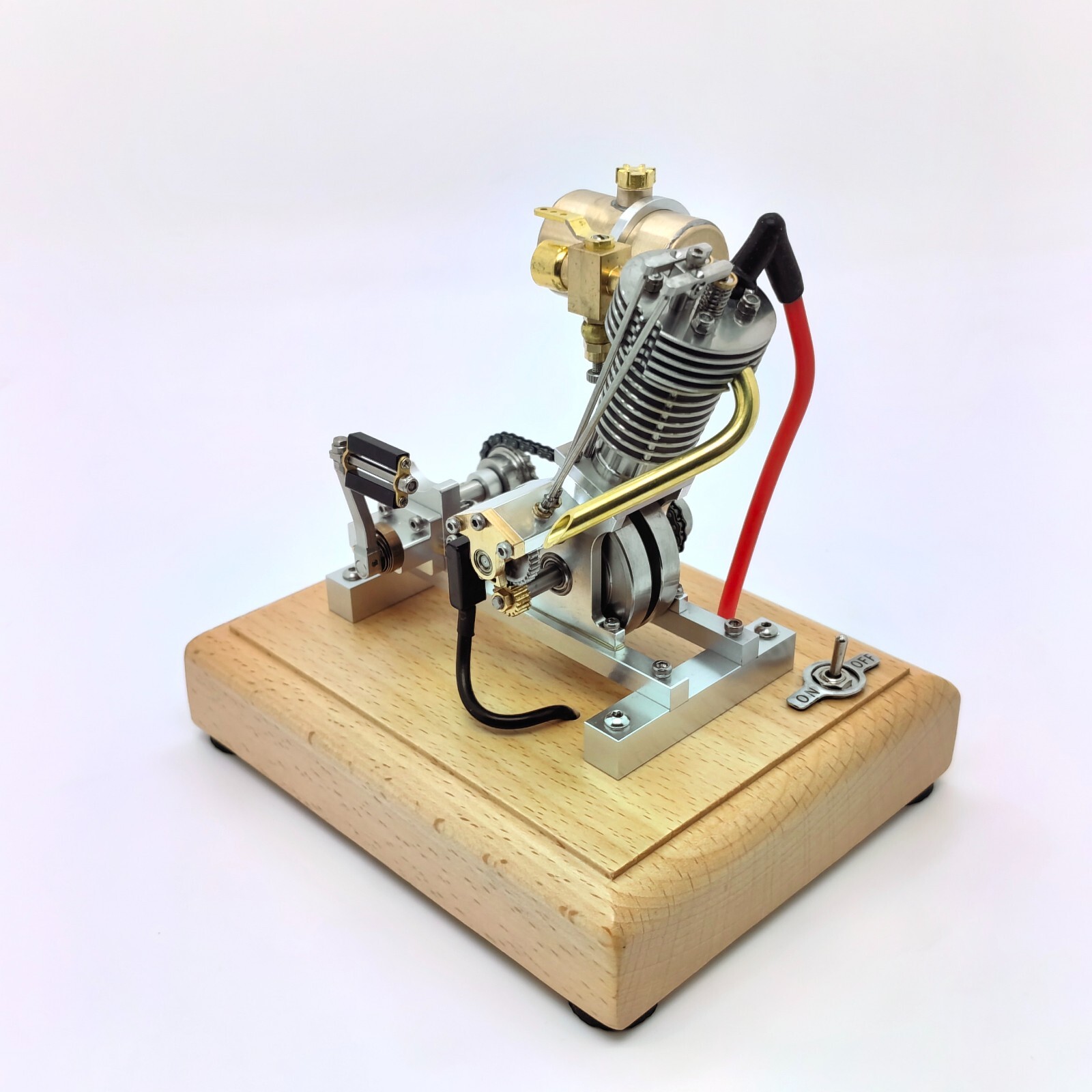 H09 Mini Retro Mechanical Transmission Model Small Single Cylinder ...