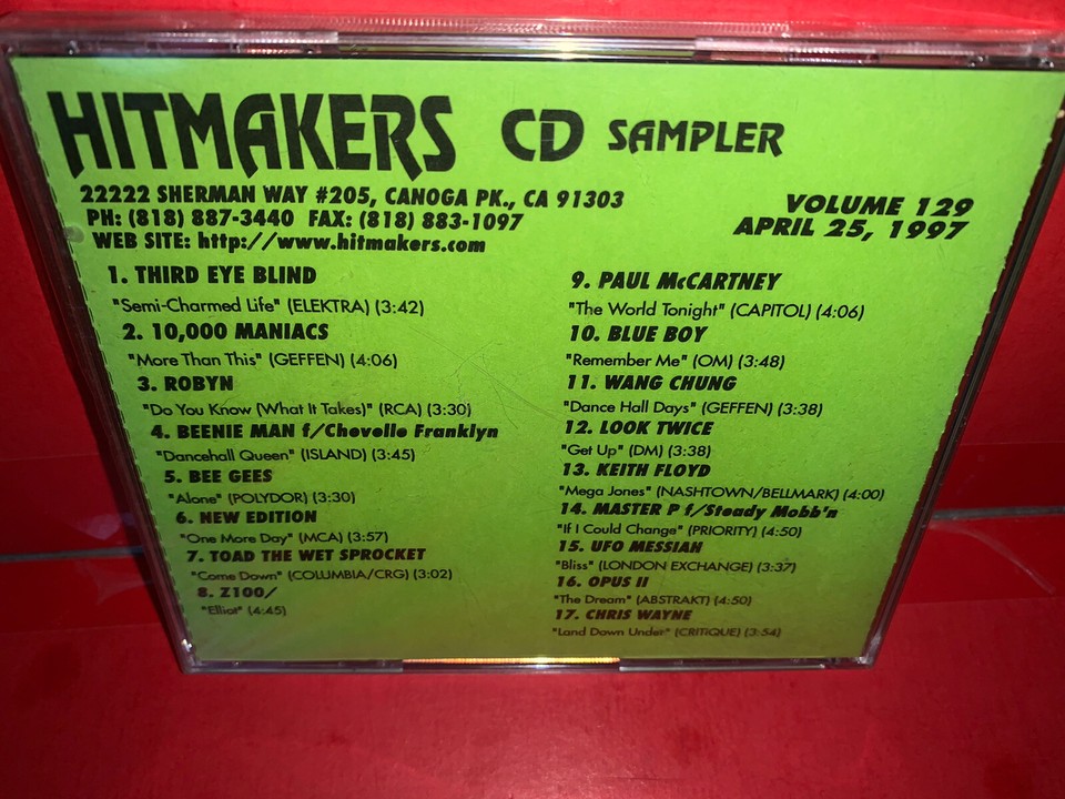 Promo Only - Hitmakers - Volume 129 April 25, 1997 - Promo - Sealed ...