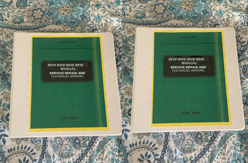 Deere JD 5210 5310 5410 5510 tractor service repair & OPERATING manuals ...