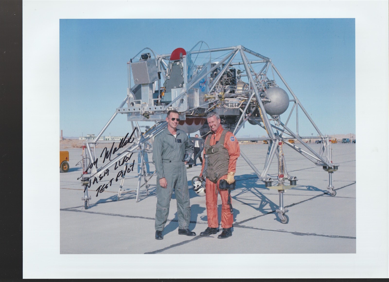 APOLLO LLRV TEST PILOT DON MALLICK -AUTOGRAPHED,HAND SIGNED | eBay