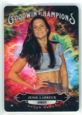 2020 JESSE LABRECK UPPER DECK GOODWIN CHAMPIONS 3D LENTICULAR | eBay