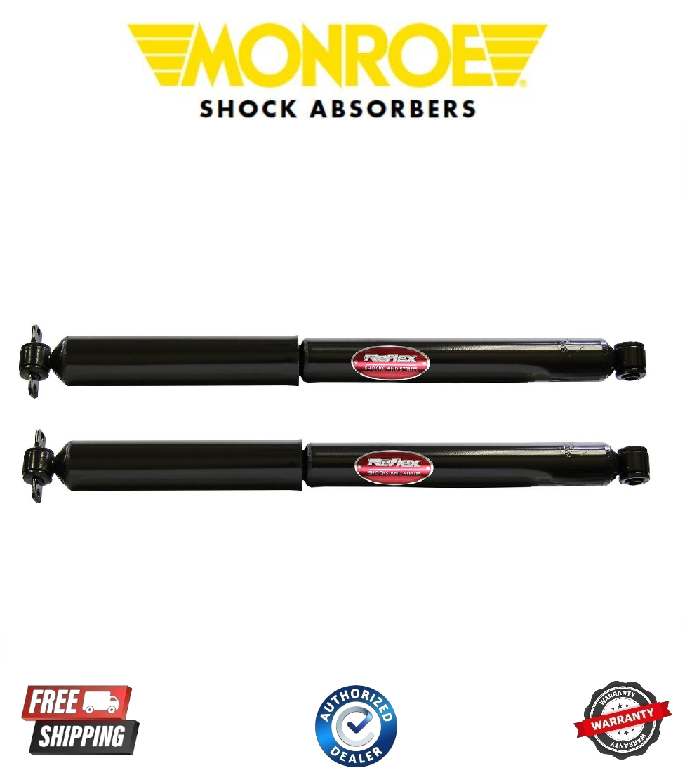 2 Rear Monroe 911044 Reflex Shock Absorber for 88-99 GMC K1500 Chevy ...