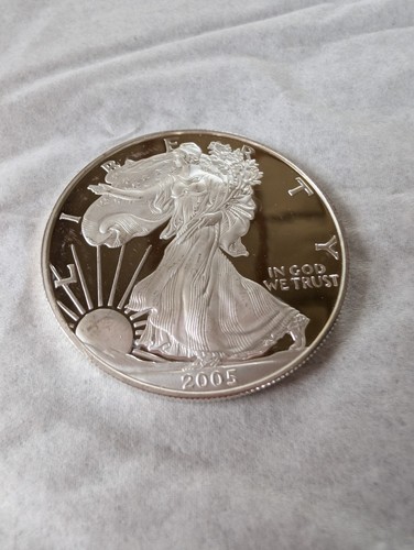 2005 W Silver American Eagle Proof | eBay
