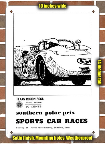 METAL SIGN - 1965 Green Valley Raceway Racing Program - 10x14 inches | eBay