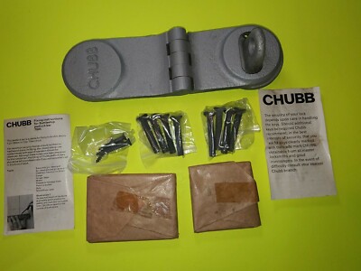 CHUBB BATTLESHIP HIGH SECURITY PADLOCK BAR LOCK HASP FOR MEDECO MULTI T ...