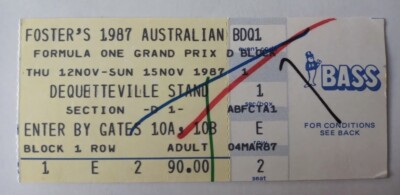 A Senna Final Team Lotus-Honda Race - 1987 Australian F1 Grand Prix ...