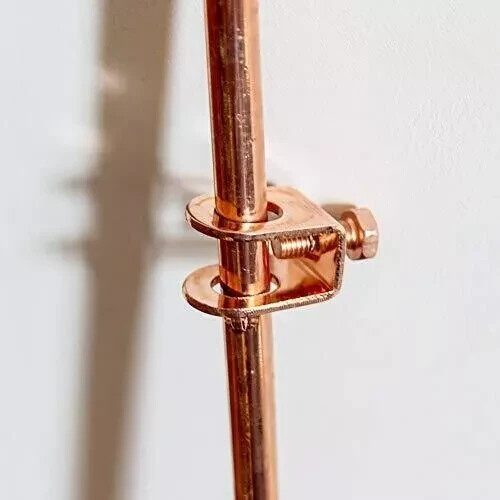 Ground Rod 3/8''x4' Grounding Stake Bonded Electrical Fence Grounding ...