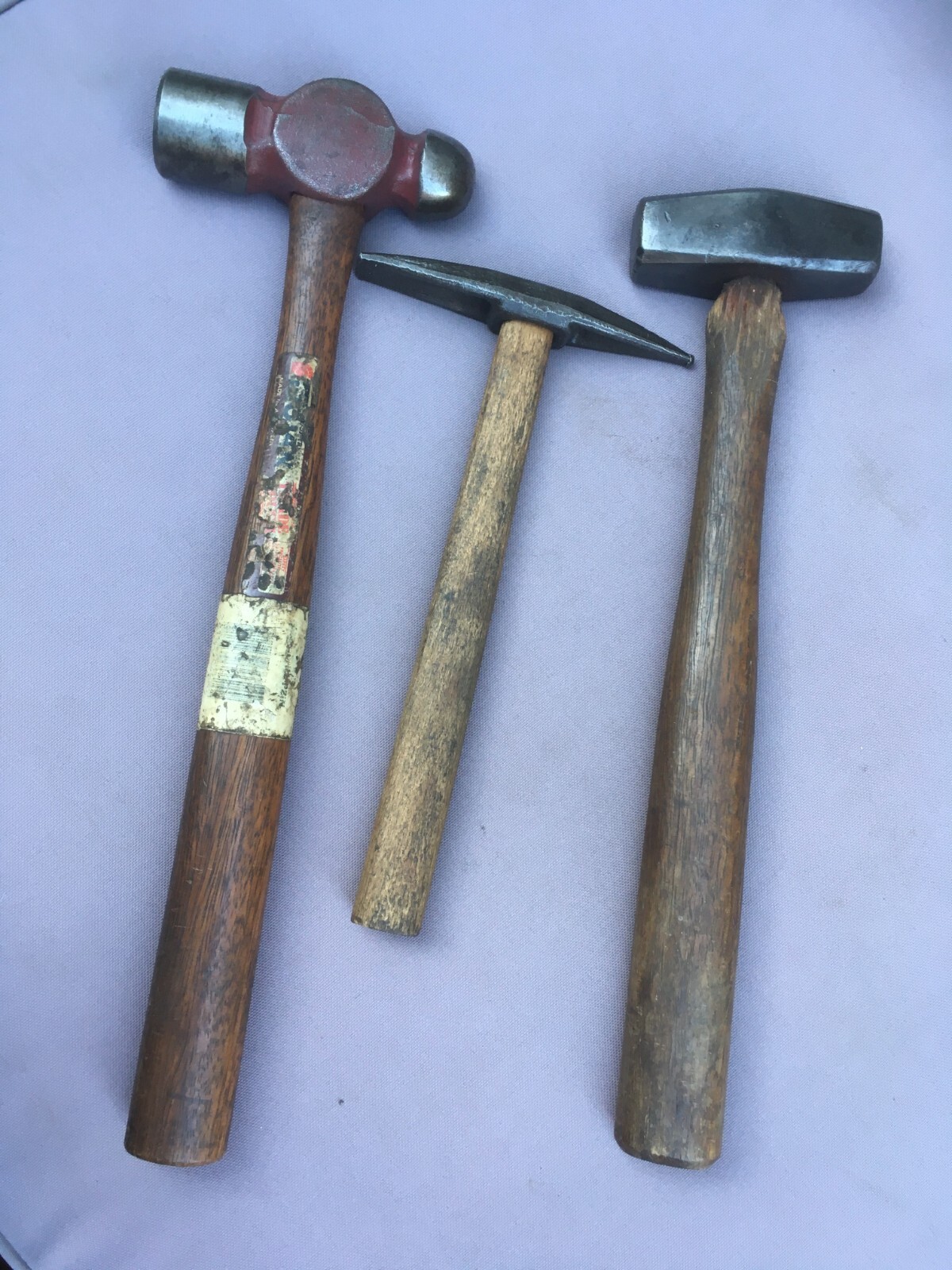 3 Vintage Hammer - GILPIN Mash Club, Geologist Pointed Cross Pein? Ball ...