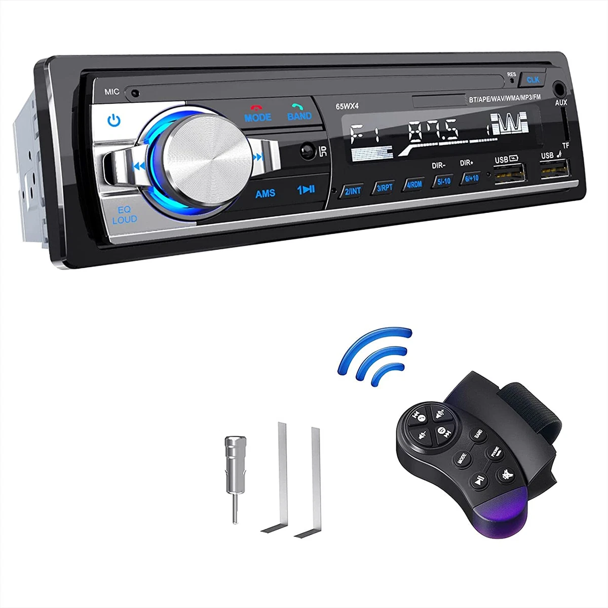 Car Radio 24v Universal Single Spindle Hd Radio With Remote, 54% OFF