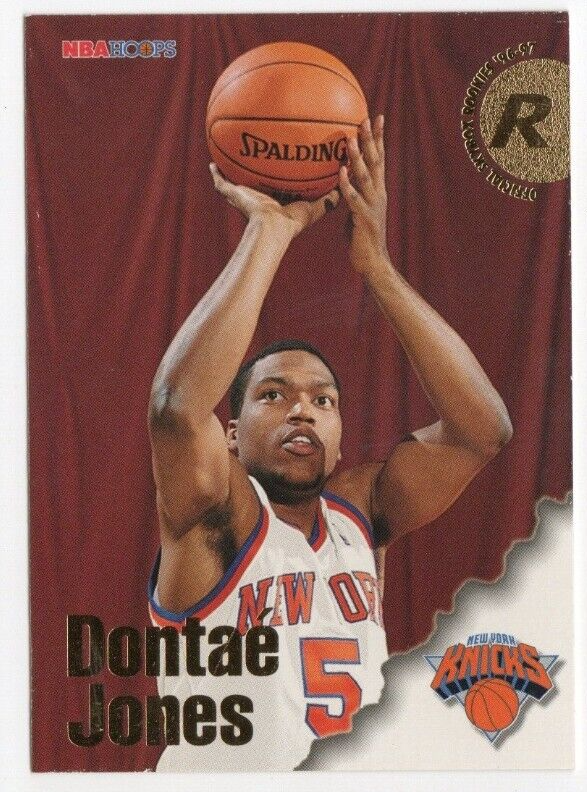1996-97 Hoops #296 Dontae Jones Rookie New York Knicks Card | eBay