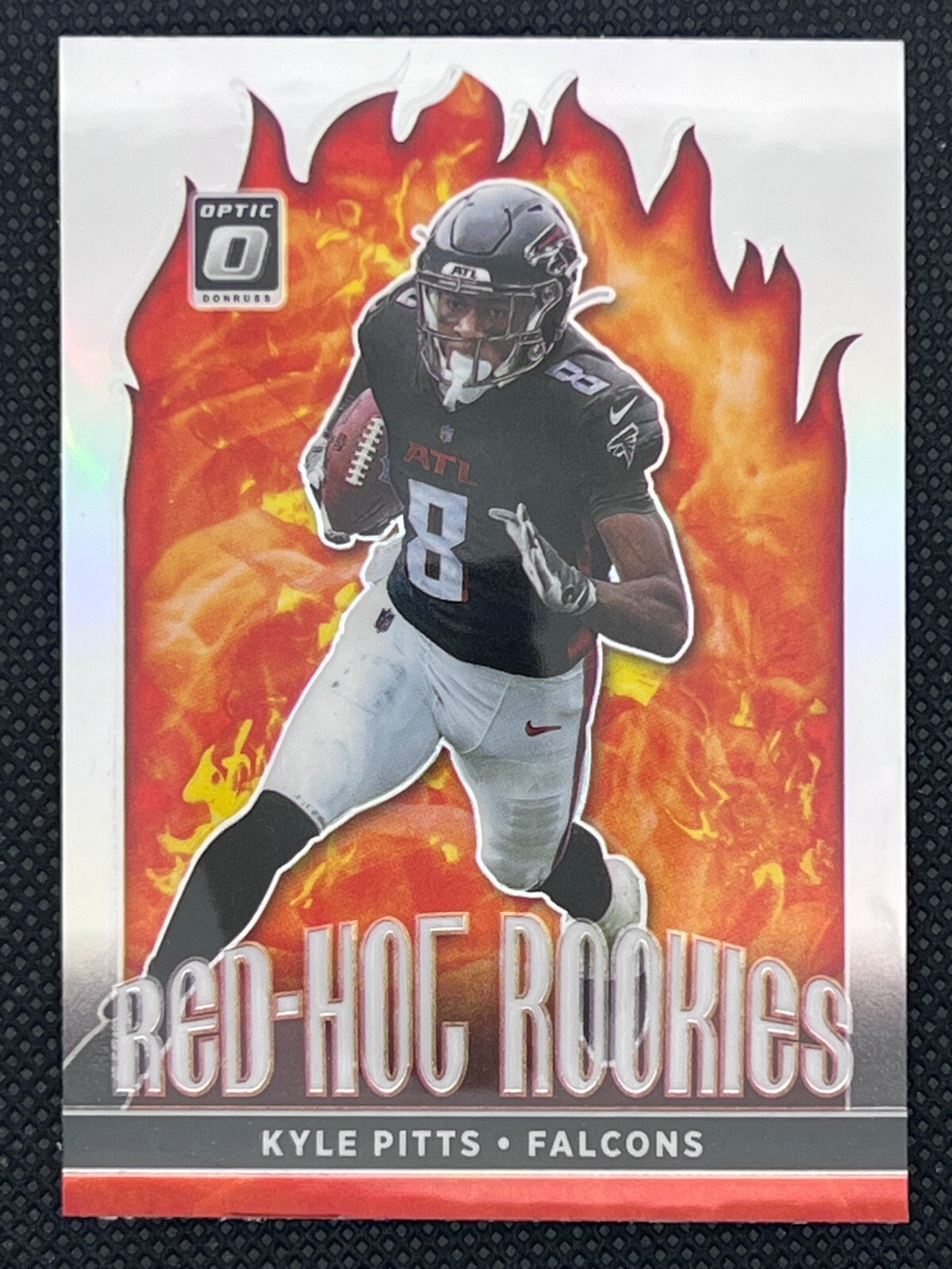 2021 Prizm Red Hot Rookies Silver Prizm Kyle Pitts *rough edges 82422 ...