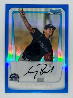 2011 Bowman Chrome Prospect Cory Riordan Blue Refractor /150 | eBay