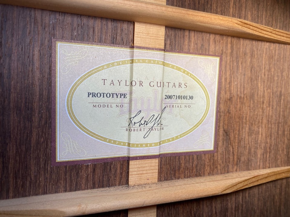 Taylor Prototype Acoustic Guitar 600 700 800 Series w/ First Edition ...