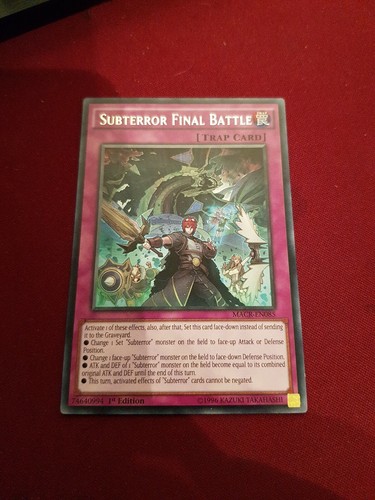 Subterror Final Battle - MACR-EN085 - Rare - 1st Edition - Near Mint ...