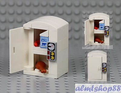 LEGO - Fridge w/ Milk Juice Refrigerator Freezer Minifigure Kitchen ...