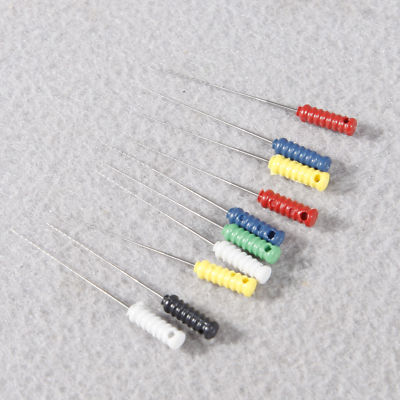 10 Pcs/Pack Dental Endo Barbed Broaches 21mm Stainless Steel Root Canal ...