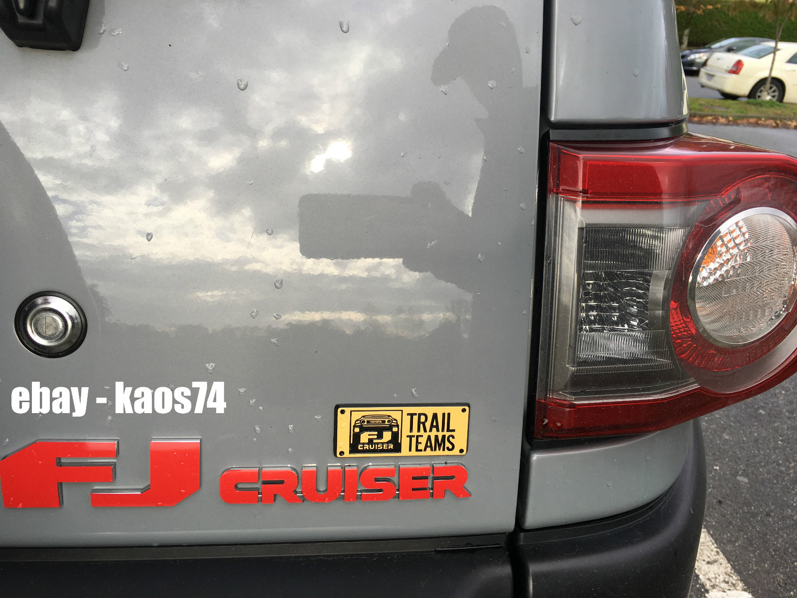 FITS Toyota " FJ Cruiser " Tailgate Emblem Decal 07 08 09 2010 11 12 ...